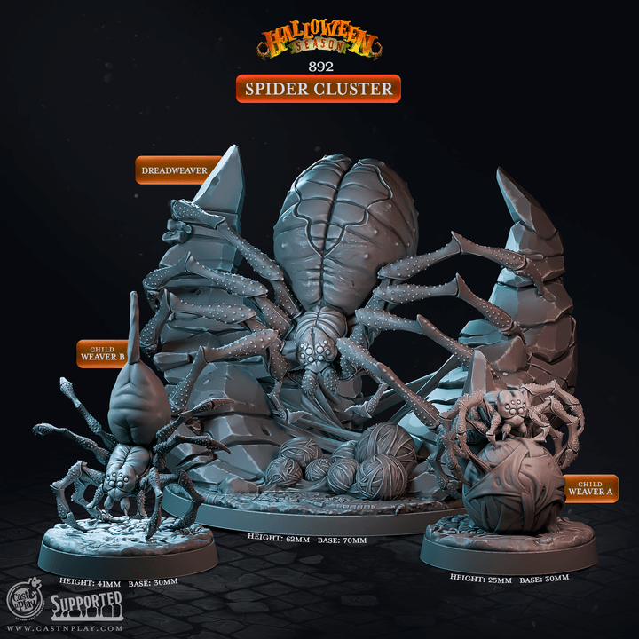 Spider Cluster – Kiwi Tabletop