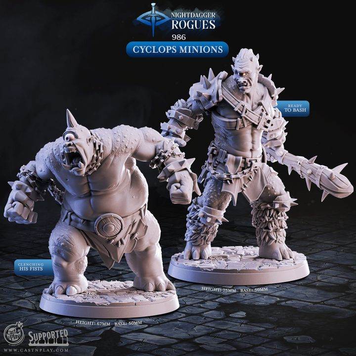 Cyclops Minions – Kiwi Tabletop